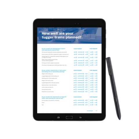 How well are your tugger trains planned? - ipolog GmbH